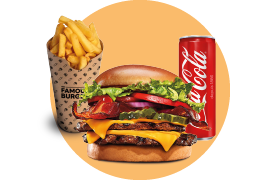The Famous Burger Mondeville – Commandez en ligne sur The Famous Burger